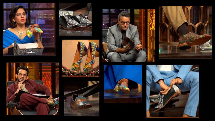 Handmade Designer Shoes Inspired by Indian Art and Textile @KANVAS – Kanvas