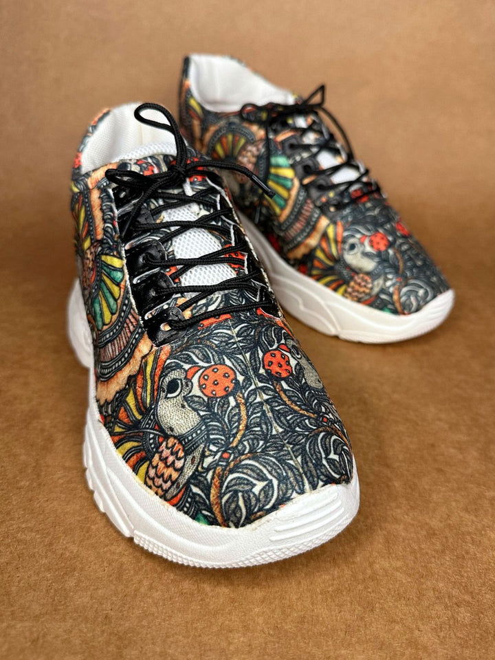 India Inspired Printed Sneakers for Women. Bridal Sneakers by KANVAS ...