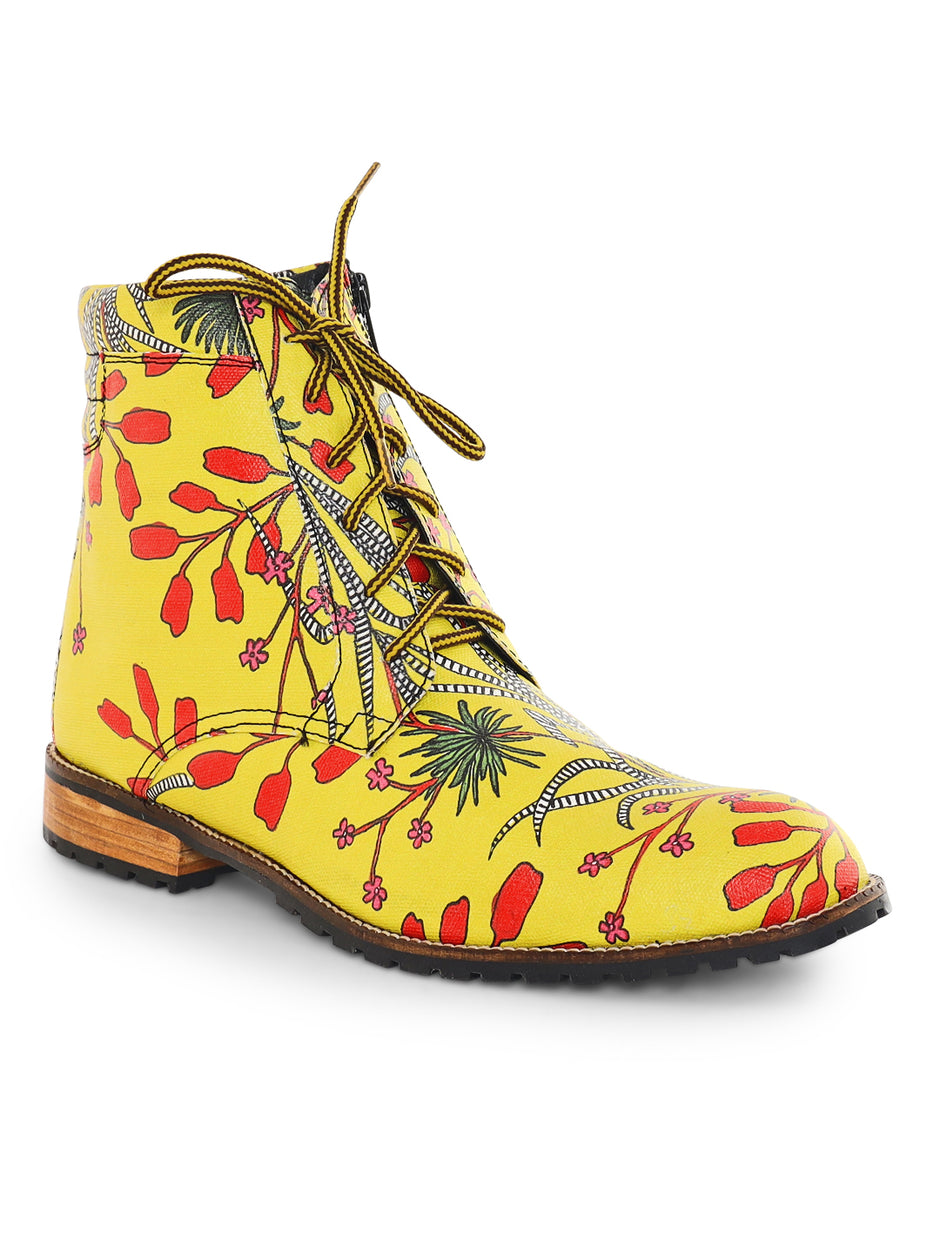 Buy Unique Unisex's Designer Painted Boots in India. Shop Online Now ...