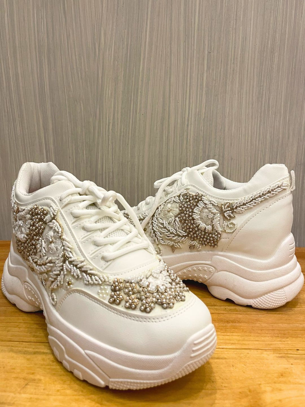 India Inspired Printed Sneakers for Women. Bridal Sneakers by KANVAS ...